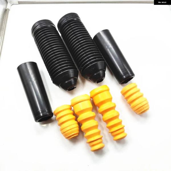 サスペンション 油圧 式ショック アブソーバー バッファーブロック ダストカバー VW ゴルフ ジェッタ MK4 ビートル アウディ A3 シュコダ オクタビア セアト トレド レオン カスタム パーツ アクセサリーType:Rubber ...