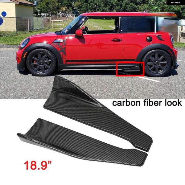MINI COOPER 2014-21 スカート スポイラー リアリップ サイドスカート ウィングレット ディフューザー ロッカー スプリッター コーナーバランス カスタム パーツ アクセサリーItem Weight:0.47kgSpeci...