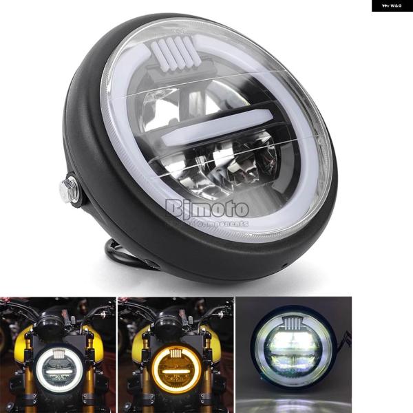 7.5インチ バイク LED ヘッドライト ラウンド ヘッドライト ハーレー スポーツスター ホンダ カワサキ ヤマハ スズキ カスタム パーツ アクセサリーHigh-concerned chemical:NoneLumens:1600lm...