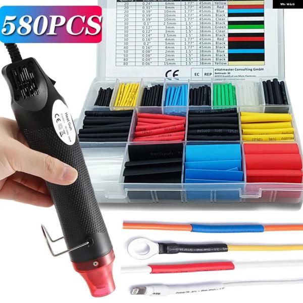 580/328/127PCS 熱収縮 チューブ キット 2:1 収縮ワイヤ収縮ラップ チューブ ワイヤ接続カバー カスタム パーツ アクセサリーType:Heat ShrinkableModel Number:Best Heat Shrin...