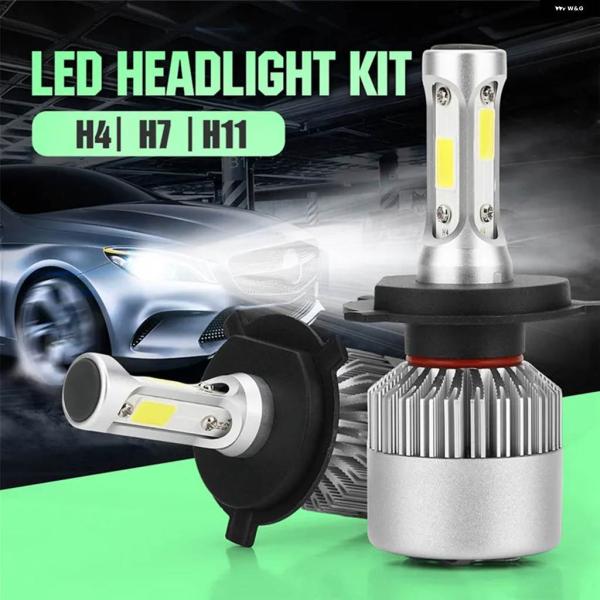 H4 H7 H11 LED バルブ COB 車用 LED ヘッドライト バルブ ハイ/ロービーム 6000K 車用 ヘッドランプ 12V LEDライト 車用 ライト 車用 ヘッドランプ カスタム パーツ アクセサリーHigh-concern...