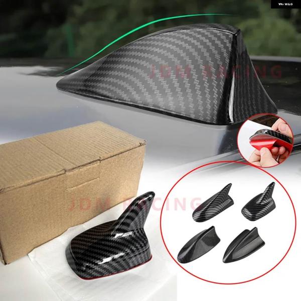 1個 シャークカーアンテナフィン カーボンルック 装飾 ステッカー パーツ 非機能シミュレーション ルーフトップ マウント シャークフィン カスタム パーツ アクセサリーHigh-concerned chemical:NoneCategor...