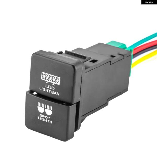 車載用 デュアル プッシュ スイッチデザイン多用 途 コントロール ワイヤーキット 付属 カスタム パーツ アクセサリーHigh-concerned chemical:NoneOrigin:Mainland ChinaCar Accesso...