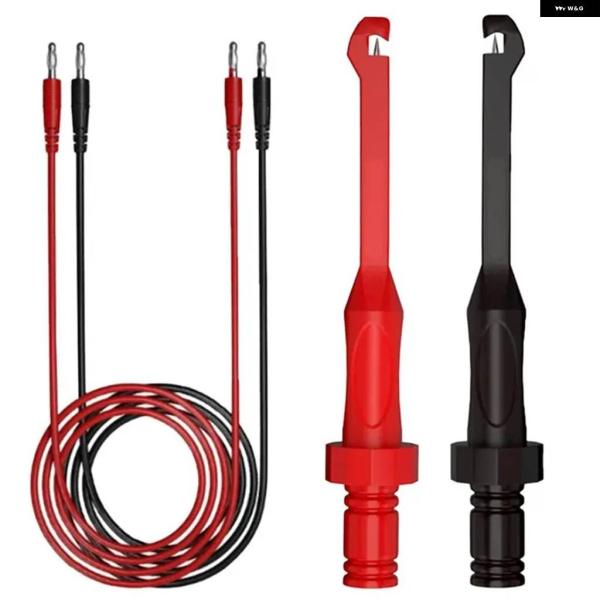 マルチメーターテストリードセット4MMバナナプラグとワイヤ貫通プローブ電気計測用 カスタム パーツ アクセサリーOrigin:Mainland ChinaSpecification 1:multimeter pierced the prob...