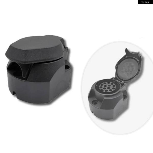 12V 13ピン ヨーロッパ式トレーラーソケット変換プラグ トラクションロッド 車 キャラバン 牽引バーソケットプラグ 電気コネクタ アダプター カスタム パーツ アクセサリーHigh-concerned chemical:NoneOthe...