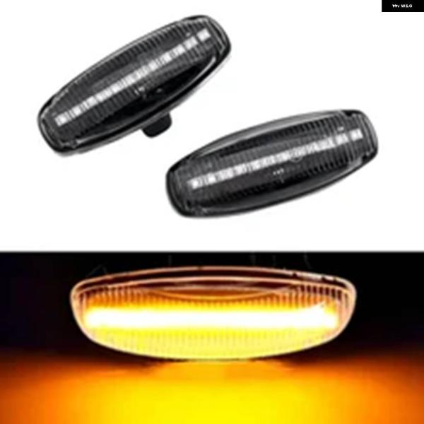 トヨタ ヤリス 2014-2019 トヨタ ヴィオス 2014-2019 LED ダイナミック サイドマーカー シーケンシャル ブリンカー ライト ウィンカー ライト 2 個 カスタム パーツ アクセサリーHigh-concerned ch...