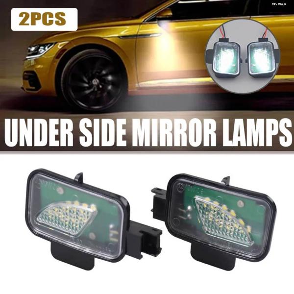 フォルクスワーゲン パサート B8 バリアント オール トラック アルテオン用 CANBUS LED アンダーサイドミラー ライト パドルウェルカムランプ 2個セット OEM#3G0945291A カスタム パーツ アクセサリーHigh-c...