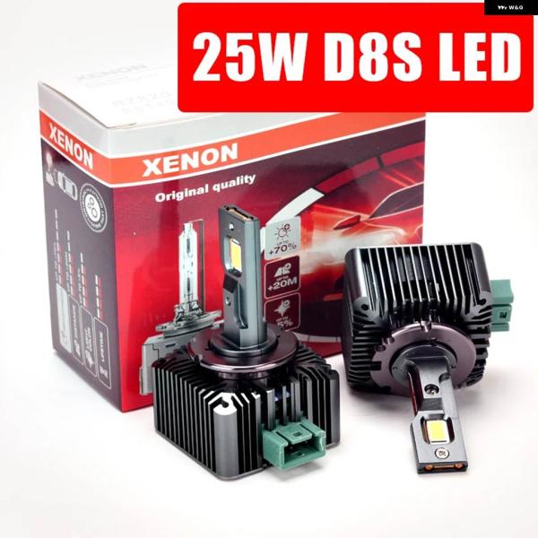 2個 車用 LED D8S 25W HID LED ヘッドライト 6000K D8S カスタム パーツ アクセサリーHigh-concerned chemical:NoneWattage:25WColor Temperature:6000K...