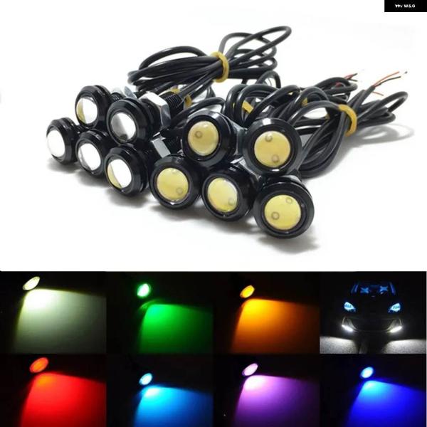 6個 イーグルアイ 18MM オートバイ LED バルブ 車用ライト デイタイム ランニングライト DRL オートバイ パーキング シグナルランプ 12V カスタム パーツ アクセサリーHigh-concerned chemical:Non...