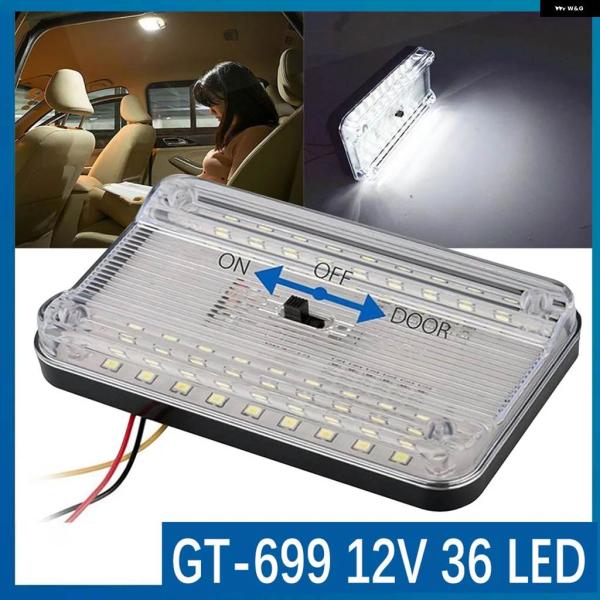 車内ルーフライト ホワイト長方形カードームライトルーフシーリングランプ 電球 12V 36個 LED 電球 室内灯 カスタム パーツ アクセサリーHigh-concerned chemical:NoneWattage:12VColor Te...