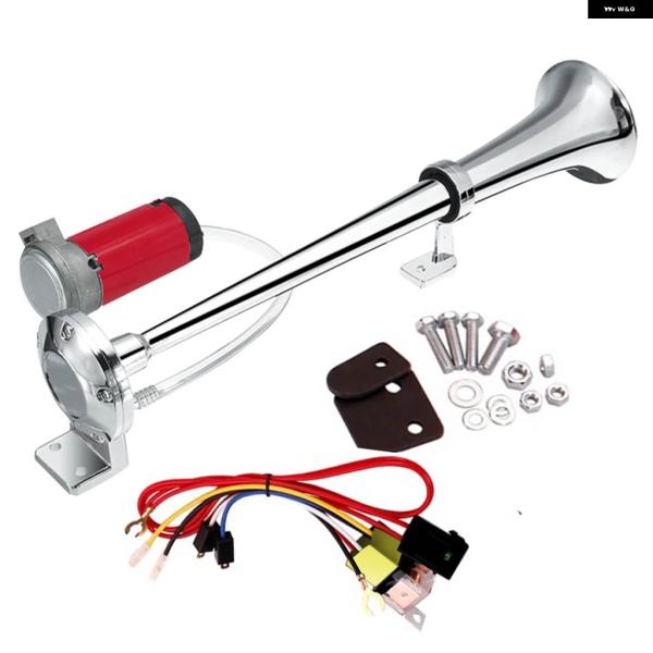 エアホーンキット 12V シングルトランペット コンプレッサー トラック 車 SUV 大音量 カスタム パーツ アクセサリーHigh-concerned chemical:NoneSpecial Features:air hornItem ...