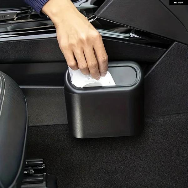 車用ゴミ箱 1個 - ミニゴミ箱と 収納 ボックス で車内を清潔に保ち カスタム パーツ アクセサリーHigh-concerned chemical:NoneStyle:PRESSING TYPEType:Storage BucketMat...