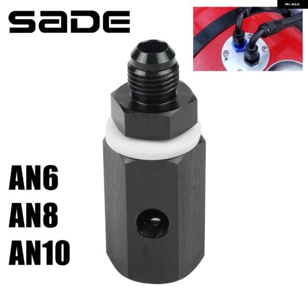 6AN 8AN 10AN オス型燃料バッテリータンクロールオーバーベント バルブ 燃料バッテリーベントロールオーバー バルブ マウント 型 アダプター カスタム パーツ アクセサリーHigh-concerned chemical:NoneM...