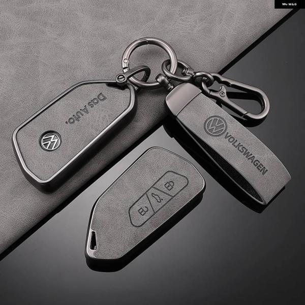 T カーリモートキーケースフォブカバー ホルダー シェル VW フォルクスワーゲン ゴルフ 8 ID.3 ID.4 MK4 MK8 2022 2021 GTI R カスタム パーツ アクセサリーHigh-concerned chemical...