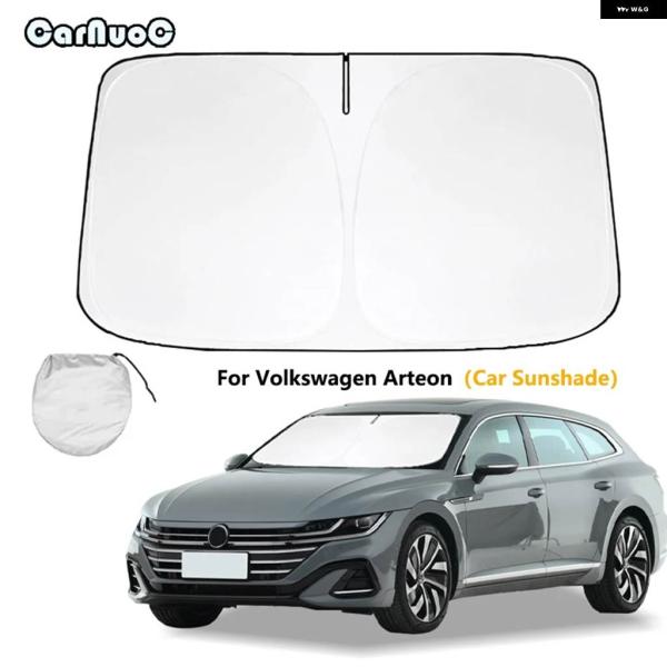 VW アルテオン 2017-2023 車用サンシェード フロント/リア ウィンドウフィルム フロントガラス バイザーカバー UVカット リフレクター カスタム パーツ アクセサリーProduct application scenarios:...