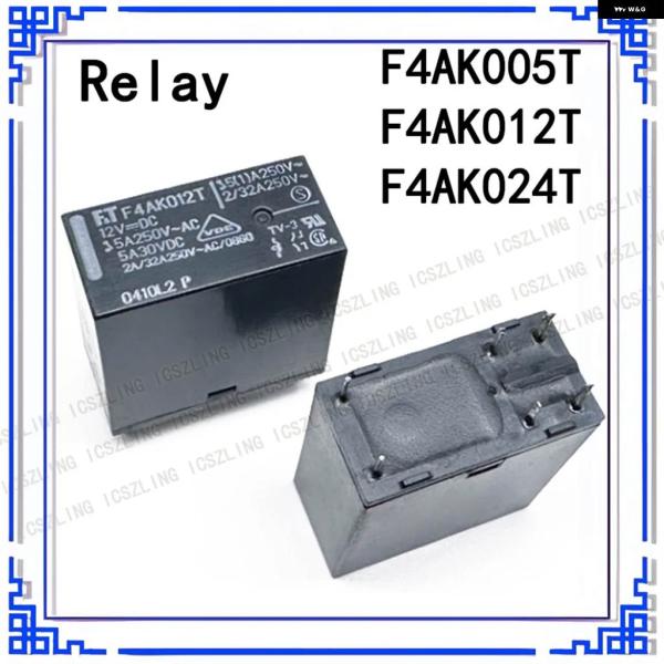 10個 リレー F4AK005T 5VDC F4AK012T 12VDC F4AK024T 24VDC 代替品 ALA2F24 6ピン 5A カスタム パーツ アクセサリーHigh-concerned chemical:NoneType:R...
