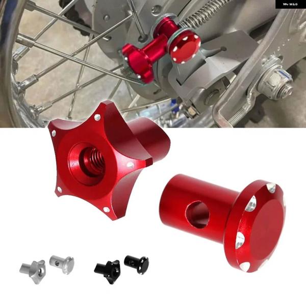 リアブレーキロッドアジャスターアクスルブロック チェーン は ホンダ CRF110 125F 50F ヤマハ TTR110 カワサキ KLX110 110L して カスタム パーツ アクセサリーProtective parts:Drivet...