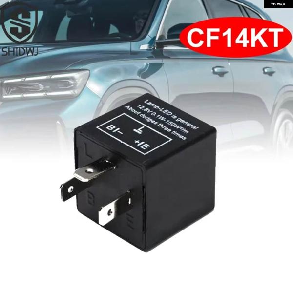 CF14 CF14KT 3ピン 周波数12V 12.8V LEDフラッシャーリレー 車用ウィンカーリレー インジケーター ブリンカーライト カスタム パーツ アクセサリーHigh-concerned chemical:NoneSpecial...