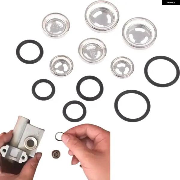 カワサキ BMW ヤマハ T700 オートバイ 12/14.5/18MM マスター シリンダー ブレーキ ポンプ オイルウィンドウ ミラー サイトグラス ガスケット 2/5セット カスタム パーツ アクセサリーHigh-concerned ...