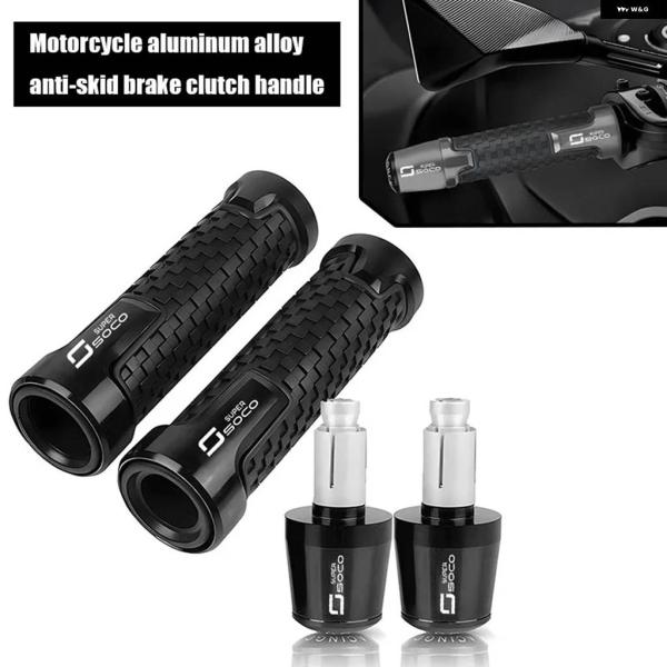 SUPER SOCO CPX CUX TC 50/MAX/WANDERER TS オートバイ ハンドルバー ハンド グリップ ハンドルバー エンドキャップ カスタム パーツ アクセサリーHigh-concerned chemical:Non...