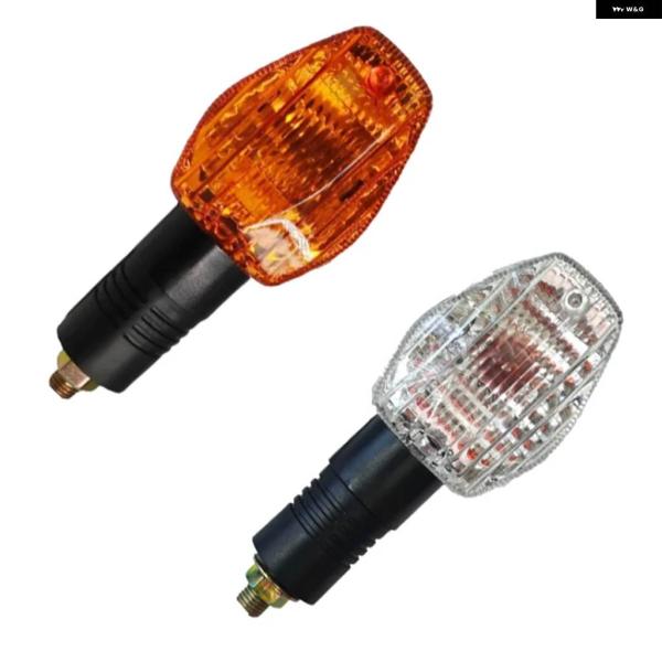 12V オートバイ ウインカー アンバー ライト バルブ インジケーター ホンダ CB400 CBR600 CB1300 CBR1000RR カスタム パーツ アクセサリーBattery Included:NoHigh-concerned ...