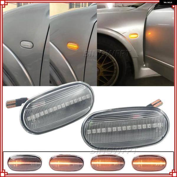 車用 LED ウィンカーランプ 三菱 トライトン L200 2005-2015 パジェロ モンテロ スポーツ ナティバ 2008-2016 サイドマーカー ブリンカーライト カスタム パーツ アクセサリーHigh-concerned che...
