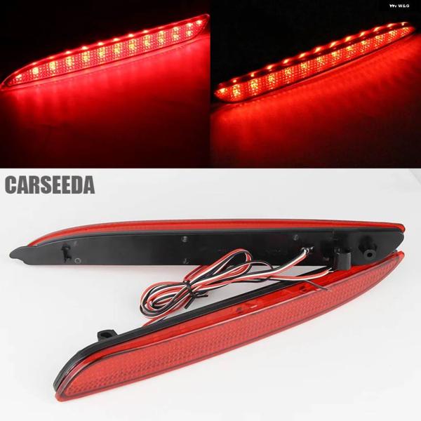 1 セット マツダ 3 マツダ 3 2010 - 13 レッド/スモークレンズ LED バンパー リフレクター テール ブレーキライト マツダ SPEED3 カスタム パーツ アクセサリーHigh-concerned chemical:No...
