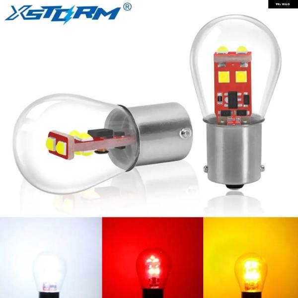 2個 1157 BA15D BAY15D 1156 BA15S P21W P21/5W LED バルブ S35 800LM 車用ウィンカーランプ バックランプ ブレーキランプ 赤白黄 12V カスタム パーツ アクセサリーHigh-conc...