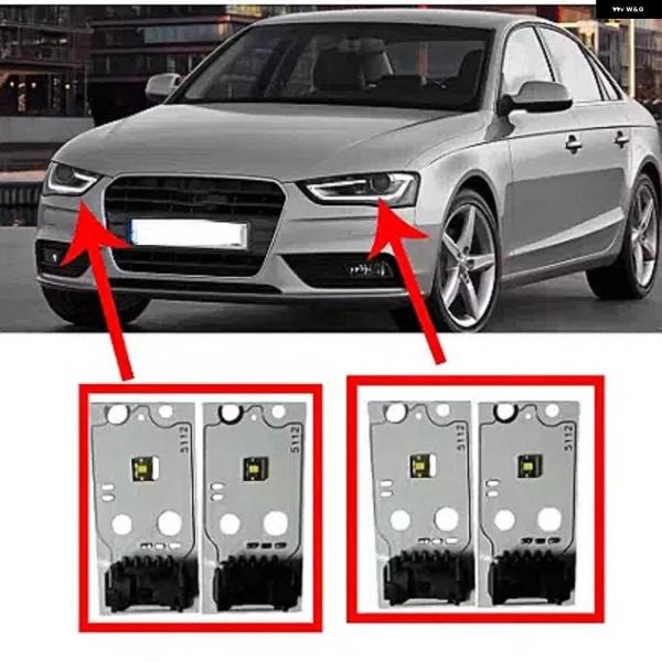 アウディ A4L B8 B8.5 2013-2015 カー ヘルニア ヘッドライト DRL チップ バラスト チップ 回路基板 光源基板 白色光 マイクロチップ カスタム パーツ アクセサリーHigh-concerned chemical:...