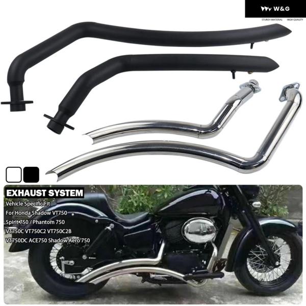 2-INTO-2 フルエキゾースト システム マフラー ホンダ シャドウ VT750 スピリット 750 ファントム VT750C VT750C2 VT750C2B VT750DC ACE750 エアロに適合 カスタムパーツ アクセサリー ...