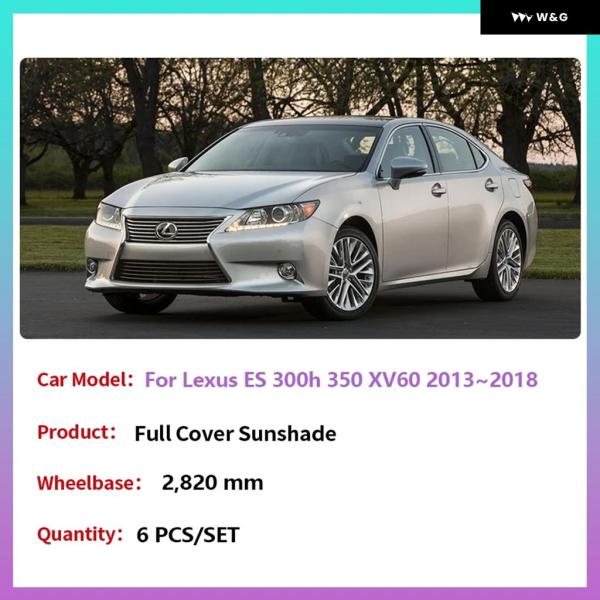 フルカバー サンシェード レクサス ES 300H 350 XV60 AVV60 2013~2018 フロントガラス カーテン リアウィンドウサン バイザー マットアクセサリー カスタムパーツ アクセサリー 交換用部品Product app...
