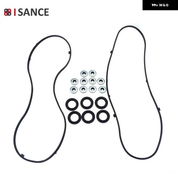 エンジン バルブ カバー ガスケットセット ホンダ アコード オデッセイ パイロット リッジライン アキュラ RL TL MDX 12342RYE004 12341RCAA01 90442P8AA00 カスタムパーツ アクセサリー 交換用部...