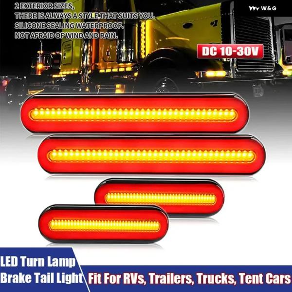58/100LED ターンブレーキ テールライト RV トレーラー トラック テントカー用 ランニングライト LED ブレーキライト カーアクセサリー カスタムパーツ アクセサリー 交換用部品Hign-concerned Chemical:...