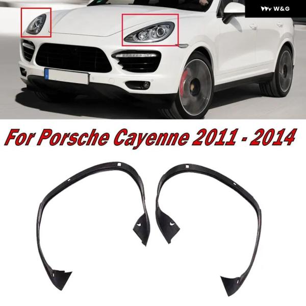 ポルシェ カイエン 2011-14 ヘッドライト ラバー シーリング ストリップ トリム ヘッドランプ 装飾 ストリップ 防水 アクセサリー カスタムパーツ アクセサリー 交換用部品Hign-concerned Chemical:NoneS...