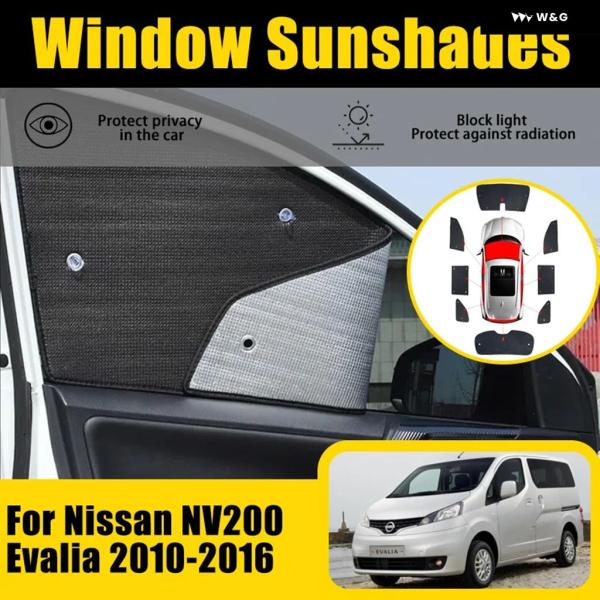 車用フルカバー サン バイザー 日産 NV200 エヴァリア アクセサリー バネット 2010~2016 2015 カーウィンドウ バイザー サンシェード カバー アクセサリー カスタムパーツ アクセサリー 交換用部品Product app...