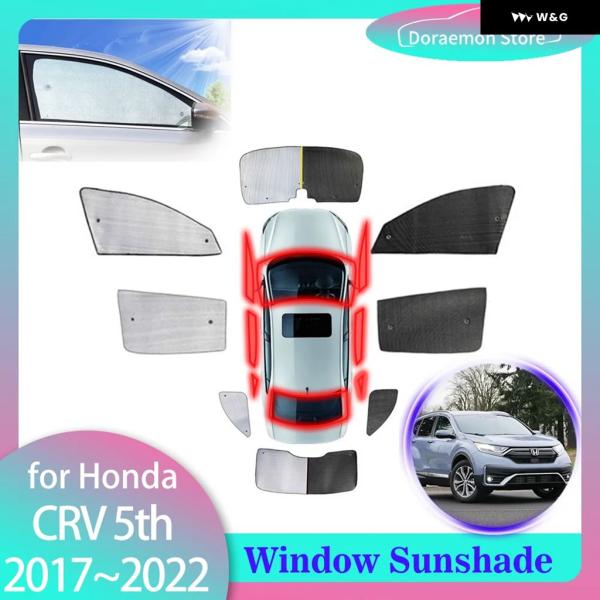 フルカーサンシェード ホンダ CR-V CRV 5代目 EXEX-L ハイブリッド 2017~2022 サイドウィンドウ パラソル パッド バイザー カバー カーテン マットアクセサリー カスタムパーツ アクセサリー 交換用部品Produc...