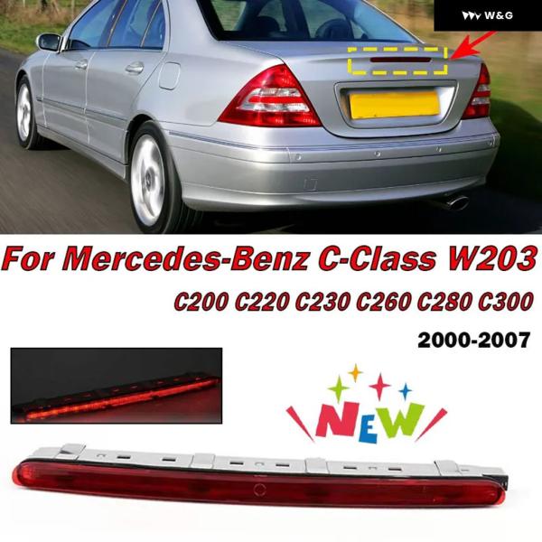 メルセデス ベンツ C クラス W203 C200 C220 C260 C280 C300 2000-2007 車用 サード LED ハイ マウント ブレーキハザード灯 シグナルランプ カスタムパーツ アクセサリー 交換用部品Hign-co...