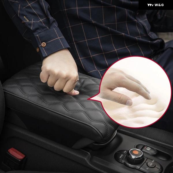 カーセンター コンソール アームレスト クッション ボックス カバー MINI COOPER F54 F55 F56 F57 F60 スタイリング アクセサリーPVC人工皮革 カスタムパーツ アクセサリー 交換用部品Hign-concern...