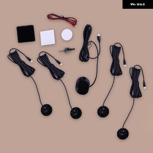 汎用カーフラット パーキング センサーリバースバックアップレーダーサウンドアラーム システム キット カスタムパーツ アクセサリー 交換用部品Hign-concerned Chemical:NoneOEM NO.:-Talk Range:-...