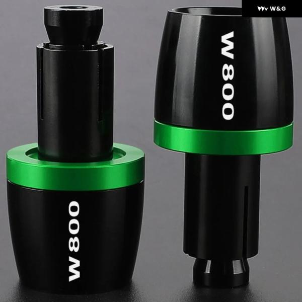 オートバイ バイク カワサキ W800 2012-16 ハンドルバー ハンドルバー グリップ キャップ ホーネット アクセサリー エンド CNC ハンドルプラグ キャップ カスタムパーツ アクセサリー 交換用部品Hign-concerned...