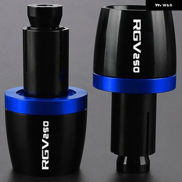 オートバイ バイク アクセサリー ハンドルバー スズキ RGV 250 RG V250 1988 ハンドルバー グリップ キャップエンド ハンドルプラグ キャップ 防振プラグ カスタムパーツ アクセサリー 交換用部品Hign-concern...