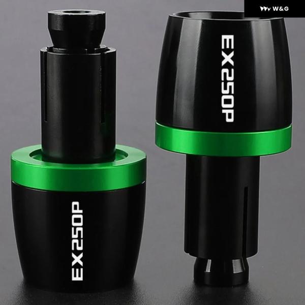 カワサキ EX250P 2018-2019-21 ハンドルバー ハンドルバー グリップ キャップエンド EX 250P EX250 P ハンドルプラグ キャップ ホーネット アクセサリー カスタムパーツ アクセサリー 交換用部品Hign-c...