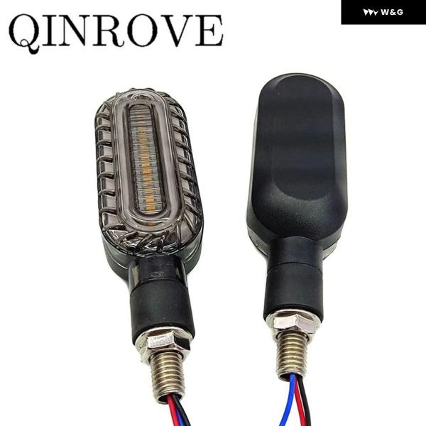 オートバイ バイク LED ウィンカー ライト 汎用 ウィンカー スズキ GSX650F 250 SV650S ロイヤルエンフィールド メテオ 350 カスタムパーツ アクセサリー 交換用部品Battery Included:NoHign-...