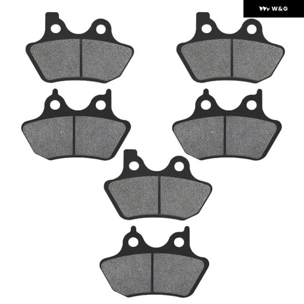 オートバイ バイク フロントリアブレーキ パッド ハーレー ダイナ FXDX FXDL FXDWG FXDS-CON FXDXT FXDXI ツーリング FLHRI FLHR FLHRCI FLHT FLTR カスタムパーツ アクセサリー ...