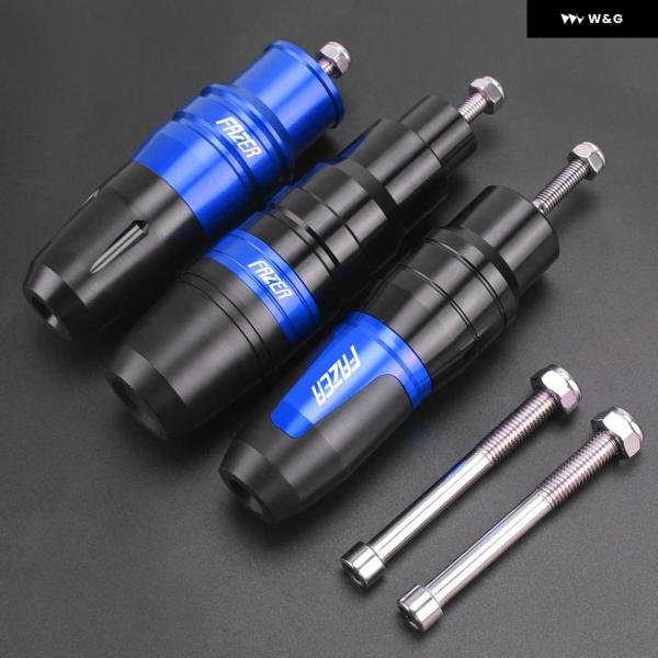 ヤマハ FAZER FZ6 FZ6R FZ1 FZ8 FAZER FZ750 FZR1000 オートバイ バイク アクセサリー落下 排気 スライダー クラッシュ パッド スライダー カスタムパーツ アクセサリー 交換用部品Hign-conc...