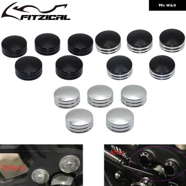 オートバイ バイク リア スプロケット フラットボルトキャップカバー ハーレー スポーツスター XL883 1200 ツーリング 2014-2022 ソフテイル ブレイクアウト ファットボーイ 1993-2017 カスタムパーツ アクセサリ...