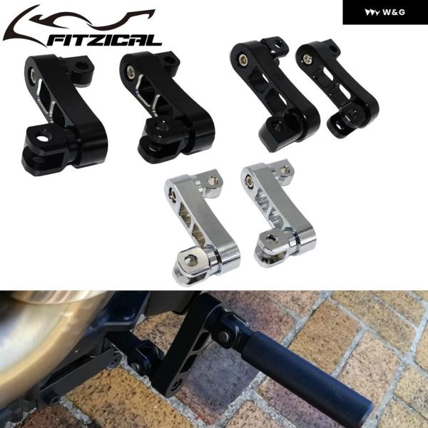 オートバイ バイク パッセンジャー フットペグ マウント ペグ オス マウント フットペグ クランプ エクステンション ブラケット ハーレー ヤマハ カスタムパーツ アクセサリー 交換用部品Hign-concerned Chemical:N...