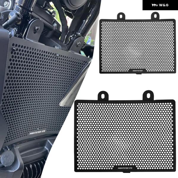 ハーレー ナイトスター 975 RH 975 2024 バイク アクセサリー ラジエーター ガード グリル オイルクーラー カバー プロテクター RH975 2021-2023 カスタム パーツ アクセサリーProtective parts...
