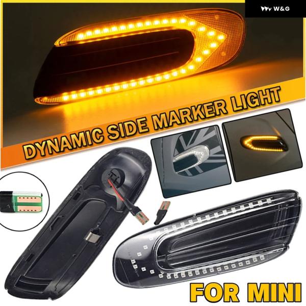 LED ダイナミックウィンカー ライト BMW MINI COOPER F55 F56 JCW F57 サイドマーカーランプアクセサリー 外装 カスタム カスタム パーツ アクセサリーHign-concerned Chemical:None...
