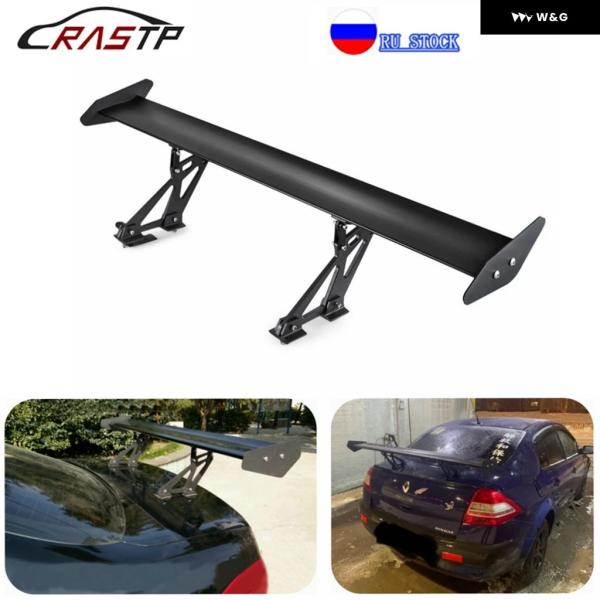 53.15インチ 軽量アルミ製 カースポイラー ウィング カーテールデコレーション リアカー セダン GTウィング レーシングスポイラー RS-LTB006 カスタム パーツ アクセサリーHign-concerned Chemical:No...